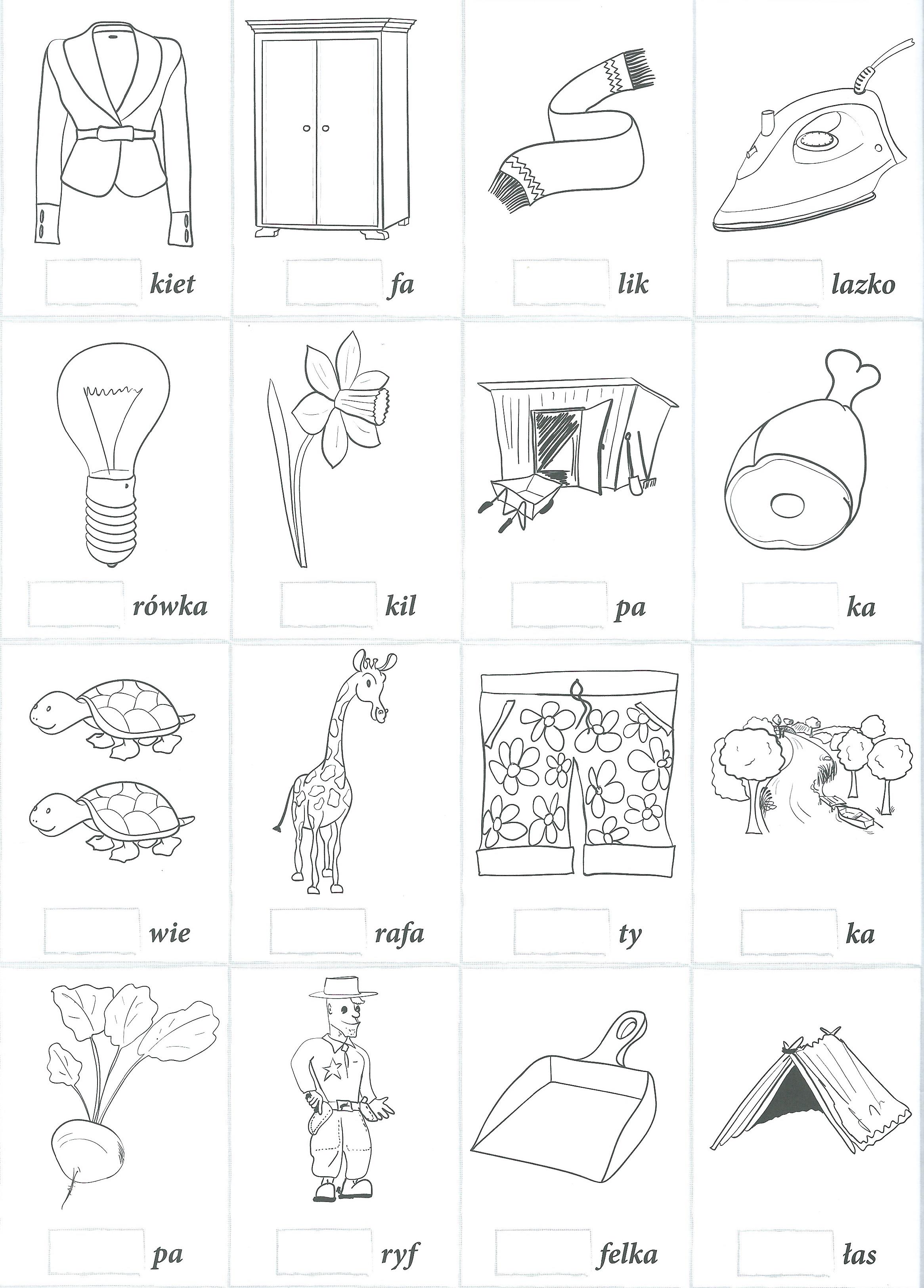 Ćwiczenia słuchu fonemowego - różnicowanie głosek z-s, ż (rz) - sz ...